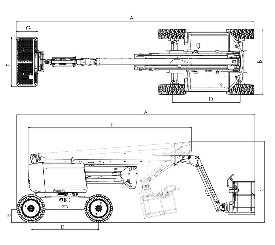 屈伸型ブーム HA20 RTJ PRO | Haulotte Japan